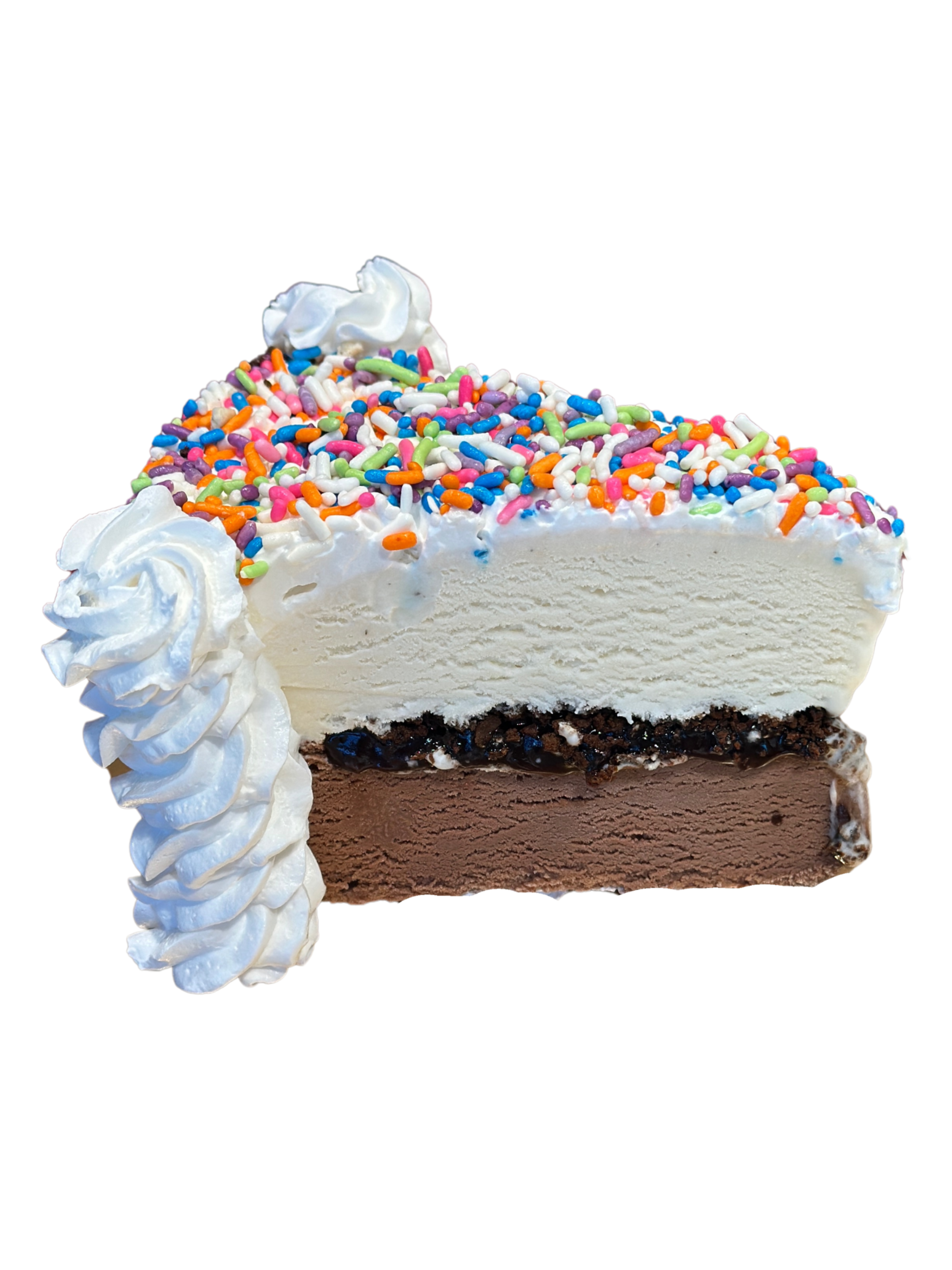 Slice of Sprinkle Crunch Cake – Torico Ice Cream - Bergen Lafayette